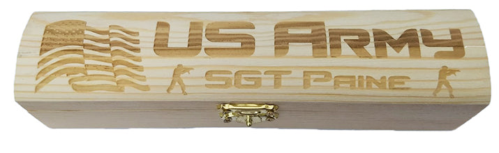 US Army Gifts for Men | Bullet Pen & Engraved Gift Box, Personalized g ...